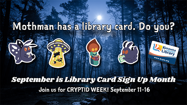 Cryptids for Kids | Kanawha County Public Library